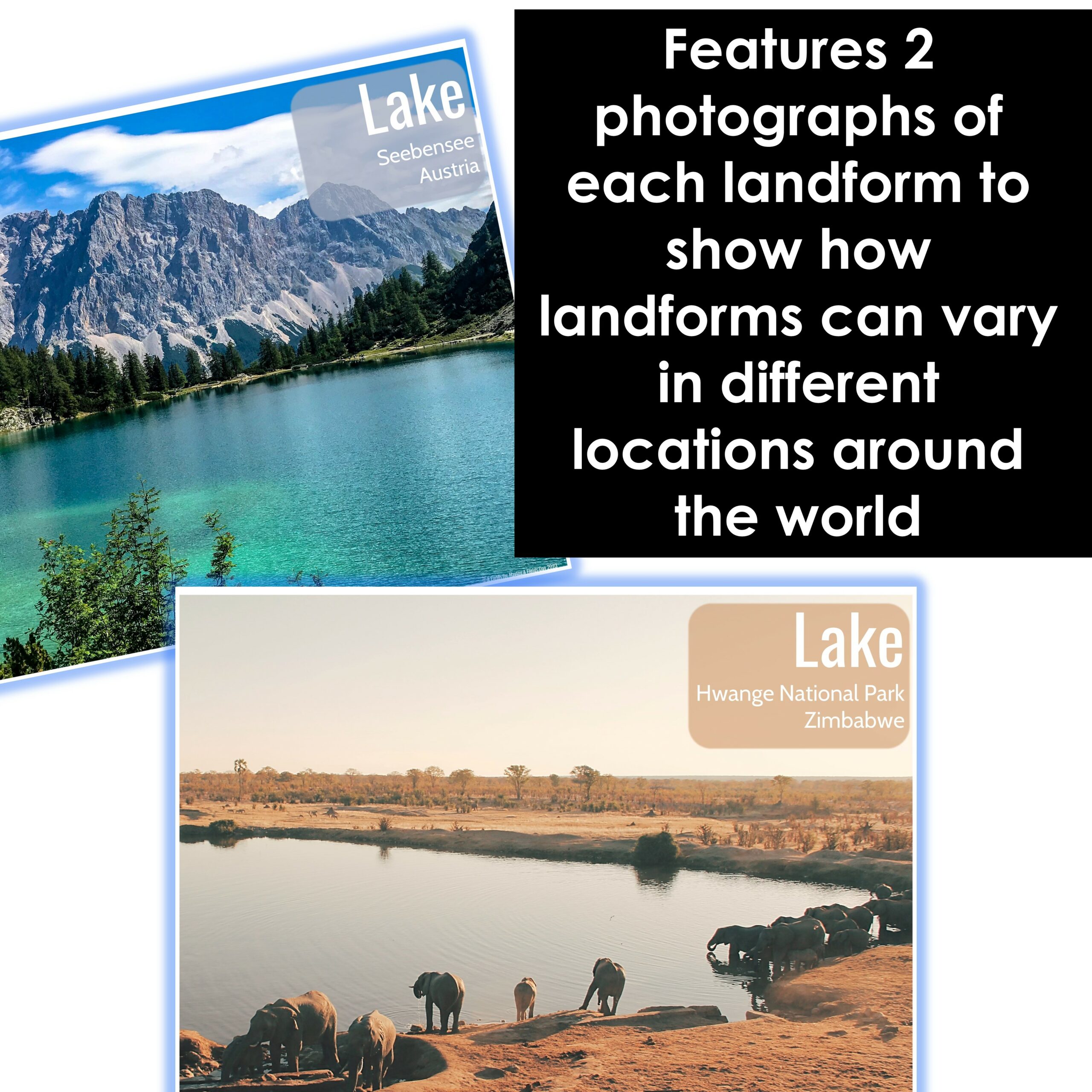 Landforms Around The World Mini Posters | Made By Teachers
