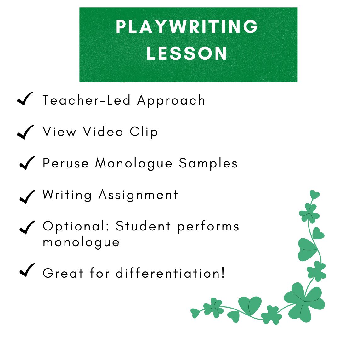 St. Patrick's Day Playwriting Monologue | Made By Teachers