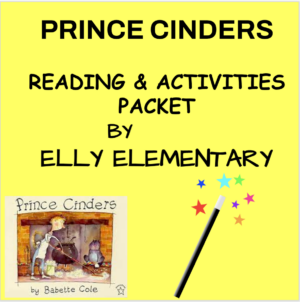 PRINCE CINDERS by Babette Cole READING LESSONS & ACTIVITIES | Made By ...