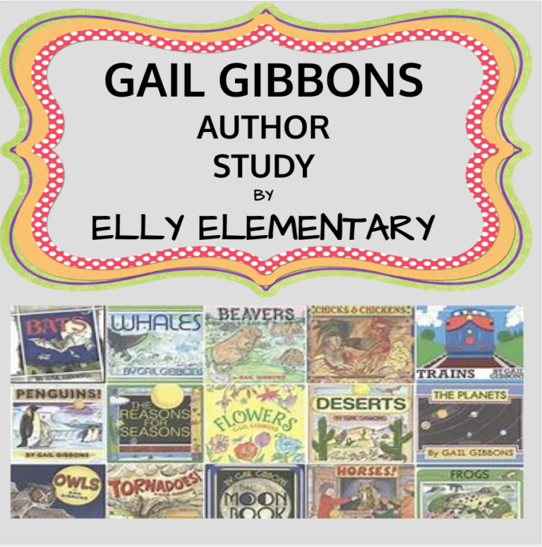 GAIL GIBBONS AUTHOR STUDY | Made By Teachers