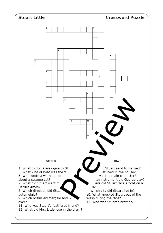 E. B. White "Stuart Little" worksheets | Made By Teachers