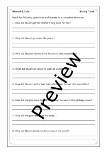 E. B. White "Stuart Little" worksheets | Made By Teachers