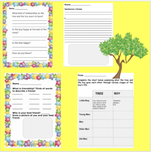 THE GIVING TREE ACTIVITY & COMPREHENSION TOOLKIT AND INTERDISCIPLINARY ...