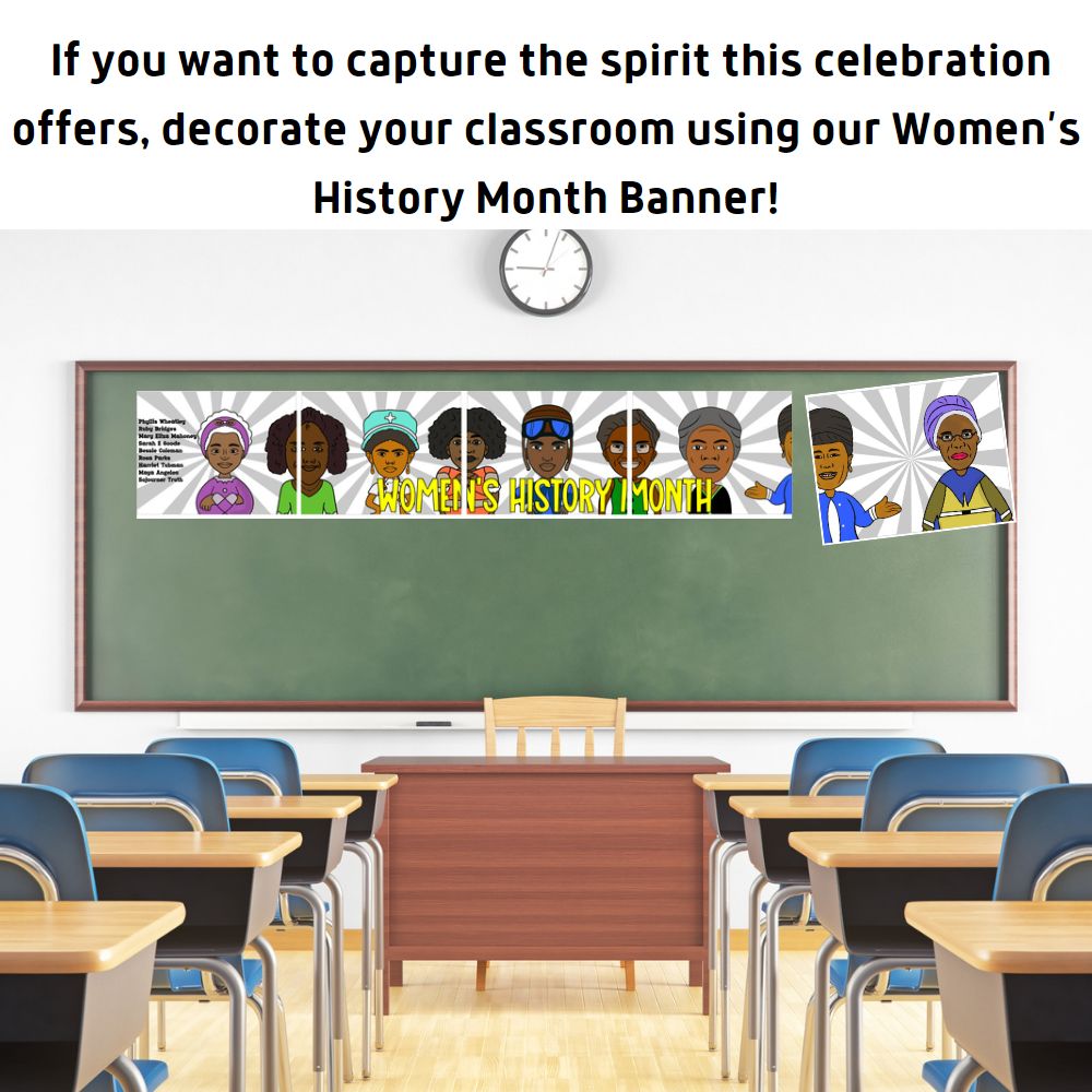Women's History Month Banner | Bulletin Board | Classroom Decor | Made ...