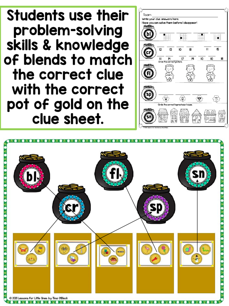 St. Patrick's Day Escape Room Breakout Activity Kindergarten - First ...