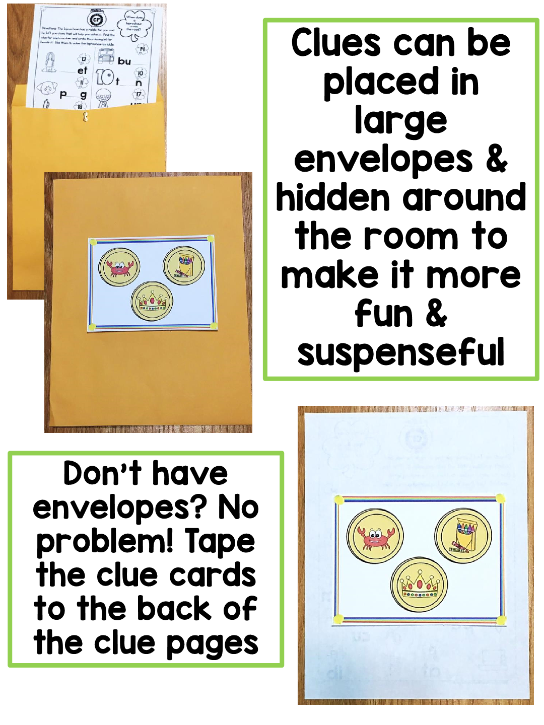 St. Patrick's Day Escape Room Breakout Activity Kindergarten - First ...