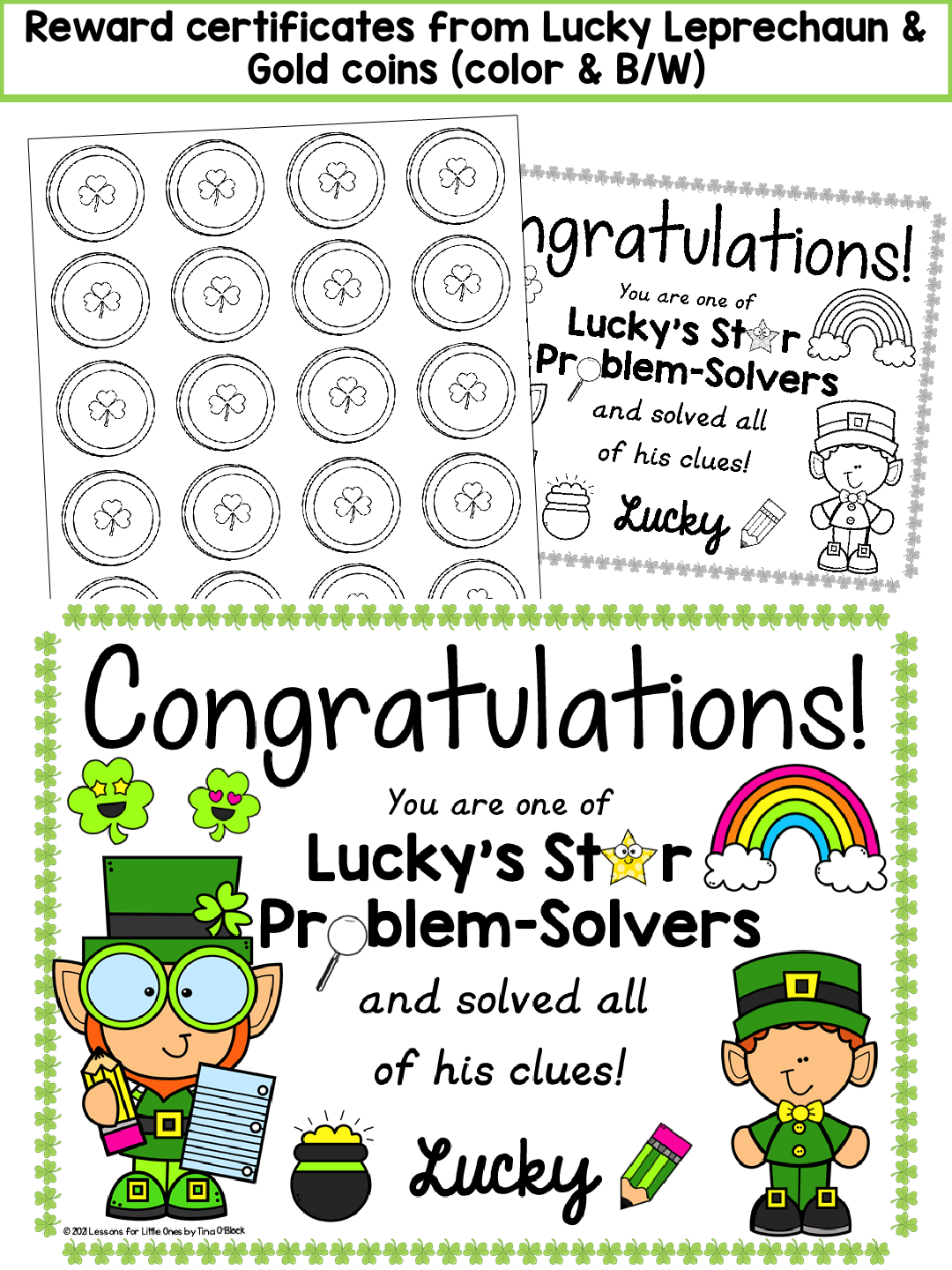 St. Patrick's Day Escape Room Breakout Activity Kindergarten - First ...
