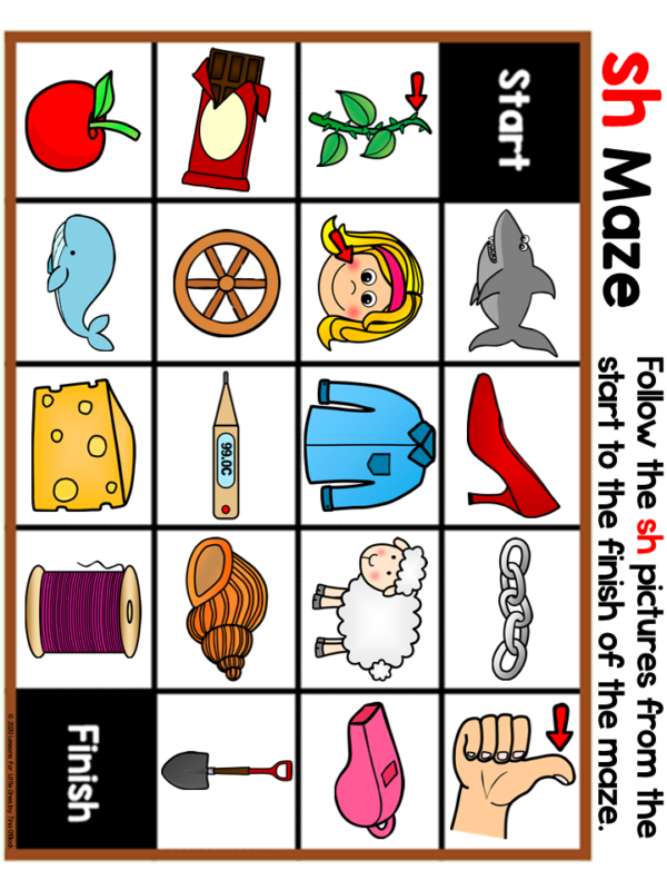 Beginning Digraphs sh th ch wh Sorts Sorting Activities Mazes & Hunts ...