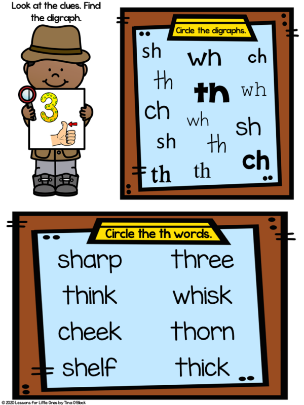 Beginning Digraphs sh th ch wh Sorts Sorting Activities Mazes & Hunts ...