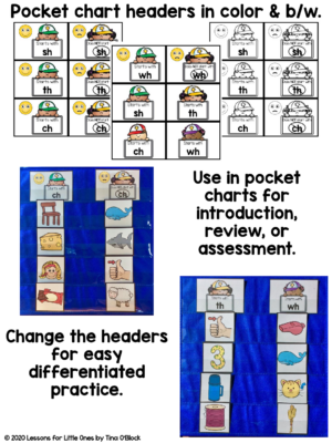 Beginning Digraphs sh th ch wh Sorts Sorting Activities Mazes & Hunts ...