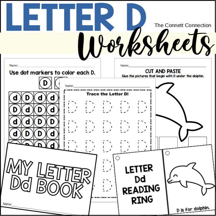 Letter D Sound Worksheets