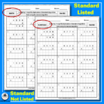 4 Digit by 1 Digit Long Multiplication Worksheets | Made By Teachers