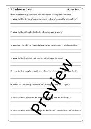 Charles Dickens "A Christmas Carol" worksheets | Made By Teachers