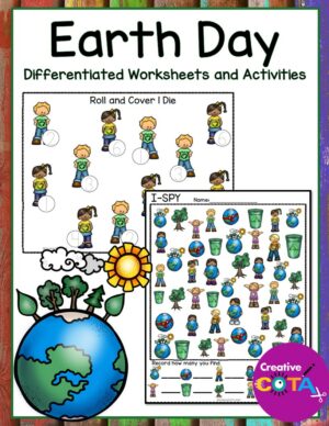 Earth Day Recycling Writing and Math Differentiated Worksheets and ...