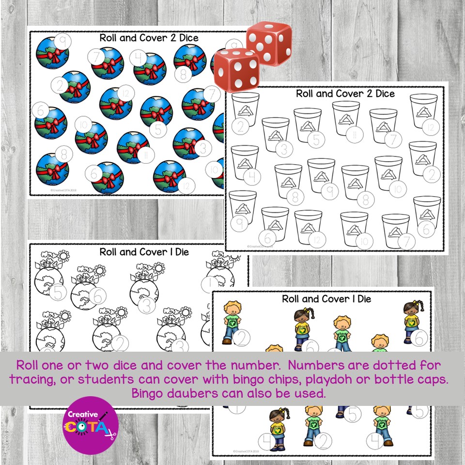 Earth Day Recycling Writing and Math Differentiated Worksheets and ...