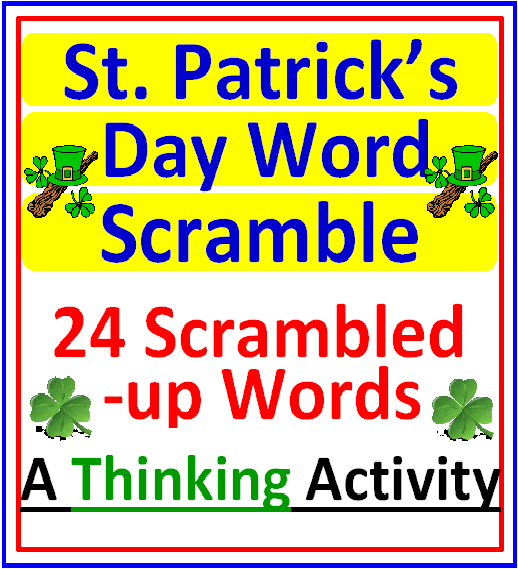 St. Patrick's Day Word SCRAMBLE | Made By Teachers