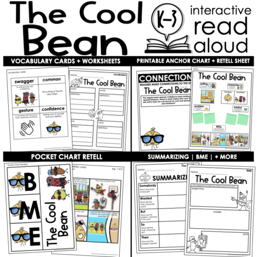 The Cool Bean Craft + Read Aloud Activities | Kindness | RETELL ...