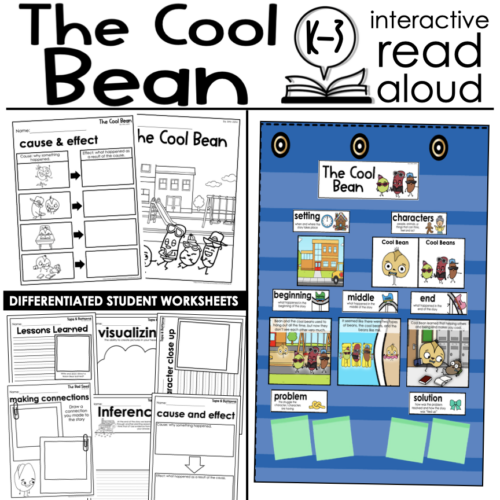The Cool Bean Craft + Read Aloud Activities | Kindness | RETELL ...