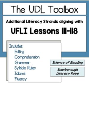 Additional Literacy Strands aligned with UFLI 111-118 with decodable ...