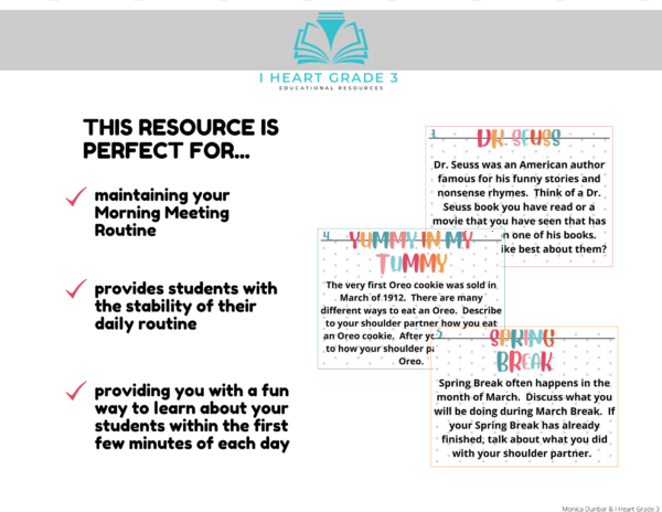 March Morning Meetings | Made By Teachers