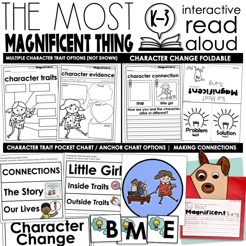 The Most Magnificent Thing Interactive Read Aloud + STEM™ Activity ...