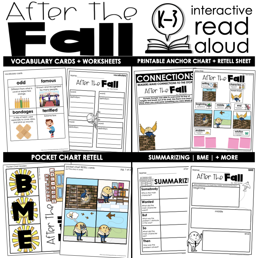 After the Fall: Humpty Dumpty Interactive Read Aloud + STEM™ Activity ...