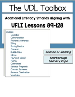 Additional Literacy Strands aligning with UFLI 89-128 with decodable ...