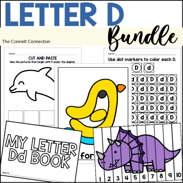 Letter D Worksheets and Hands On Centers Bundle | Made By Teachers