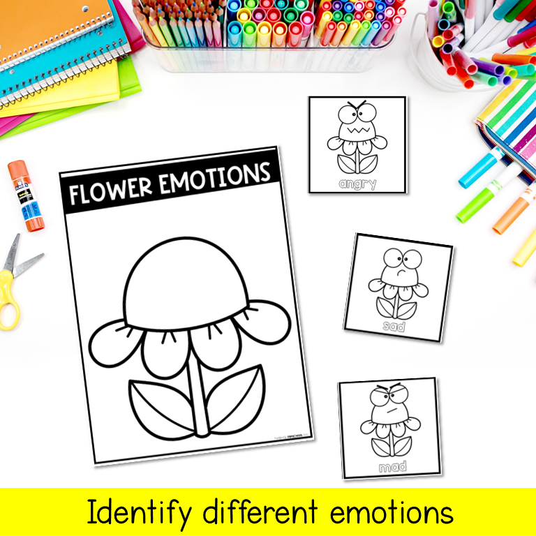 Year Long Play Dough Emotion Mats for Preschool and Kindergarten | Made ...