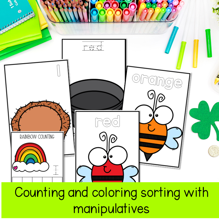 March Fine Motor Skills Activities for Preschool St. Patrick's Day and ...