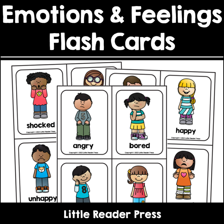 12 Emotions & Feelings Flash Cards | Made By Teachers