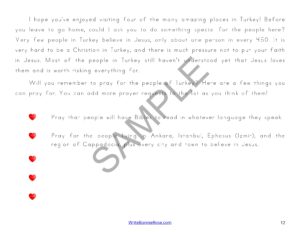 My Book About Turkey with Cursive Copywork | Made By Teachers
