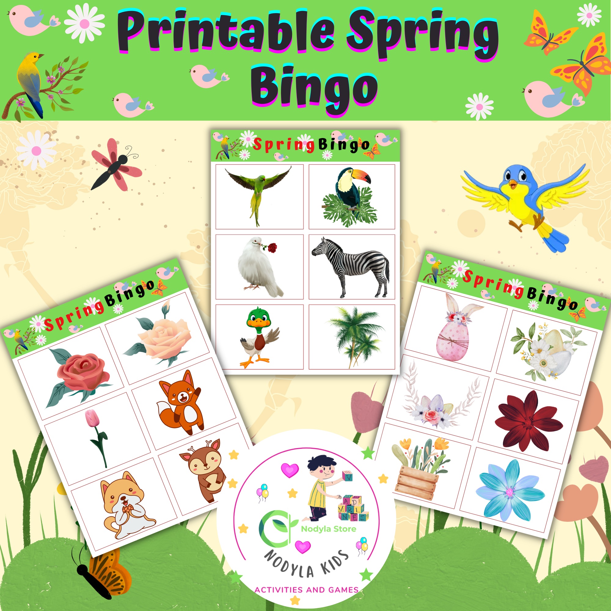 Spring Classroom Behavior Management Bingo Games | Spring Activities ...