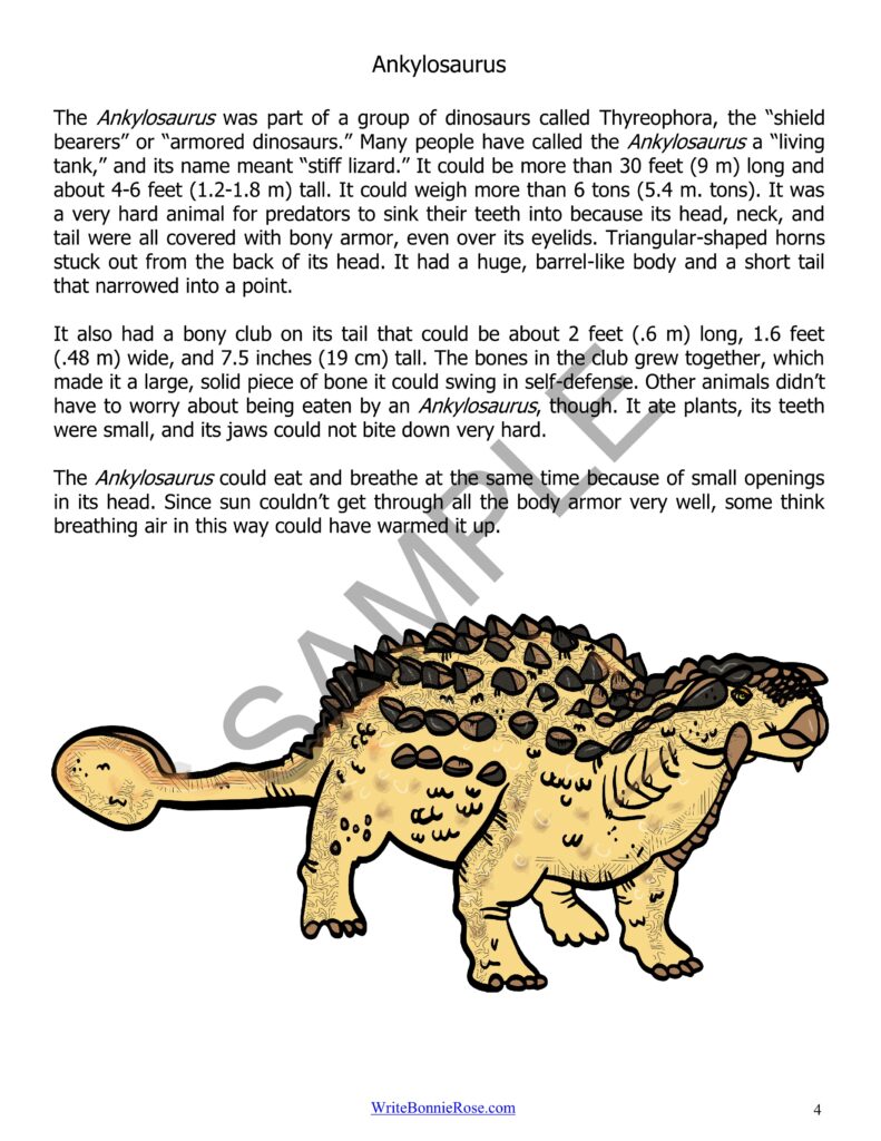 Dinosaur Facts Color & Copy | Made By Teachers