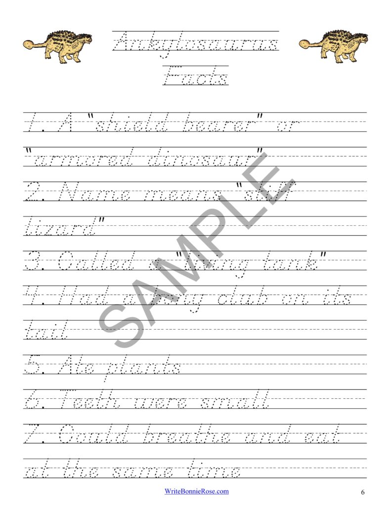 Dinosaur Facts Color & Copy | Made By Teachers