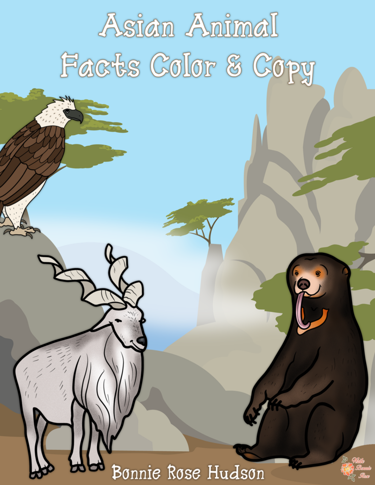 Asian Animal Facts Color and Copy | Made By Teachers
