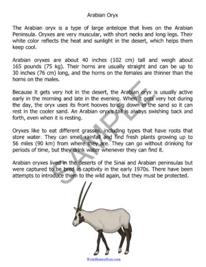 Asian Animal Facts Color and Copy | Made By Teachers