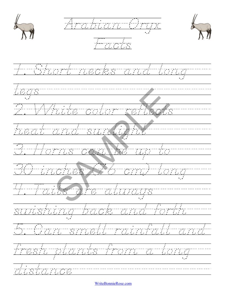 Asian Animal Facts Color and Copy | Made By Teachers