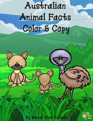 Australian Animal Facts Color and Copy | Made By Teachers