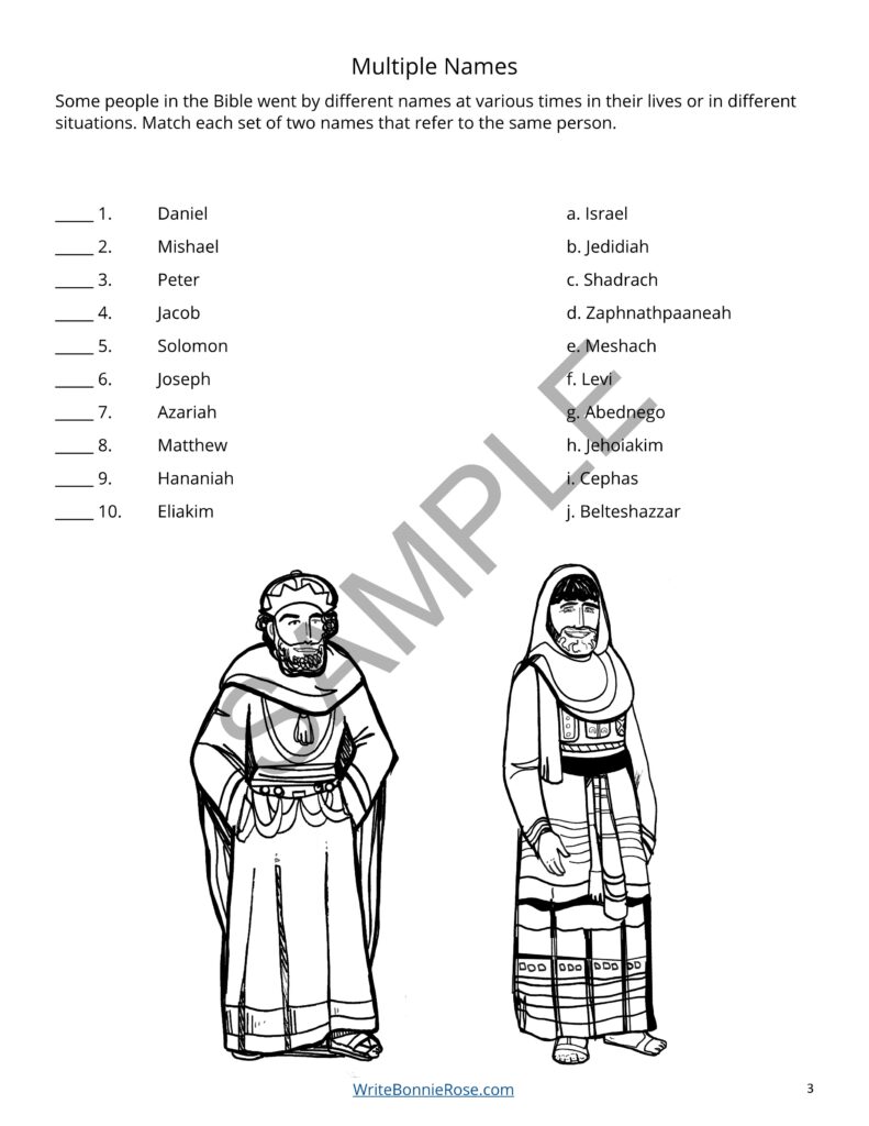 Bible Activity Pack, Volume 1 | Made By Teachers