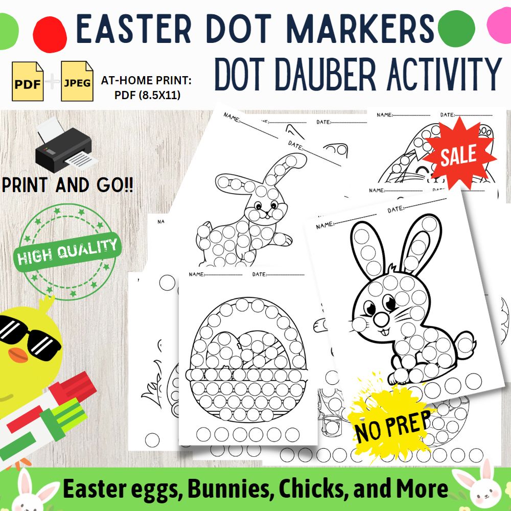 Valentine’s Day Activities Bingo Daubers Dot Markers & Tracing Activity ...