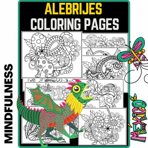 Alebrijes Coloring Pages: A Journey into the World of Mexican Folk Art ...