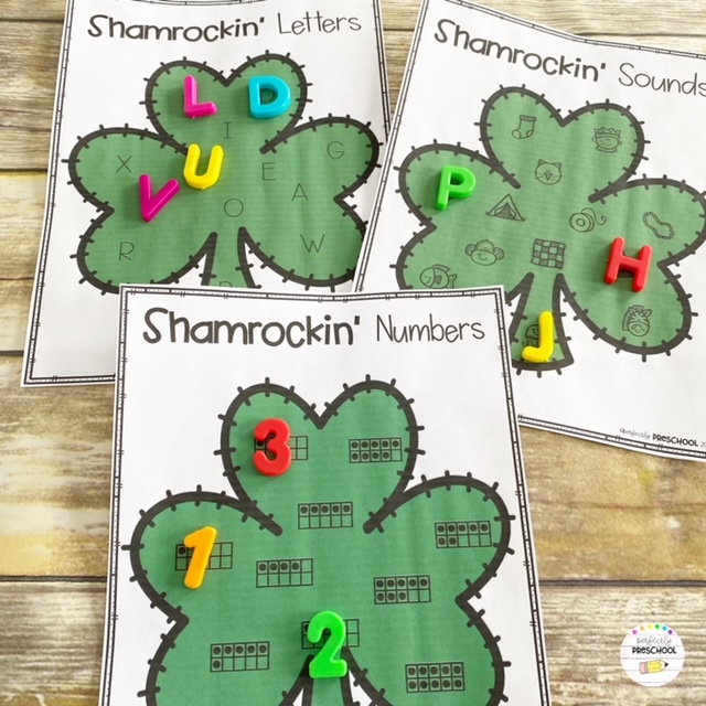 Preschool St. Patrick's Day Math & Literacy Centers and Activities ...