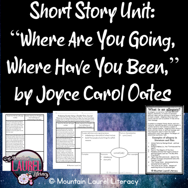 Short Story Unit High School "Where Are You Going, Where Have You Been ...