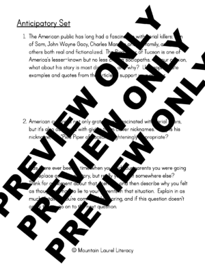 Short Story Unit High School "Where Are You Going, Where Have You Been ...