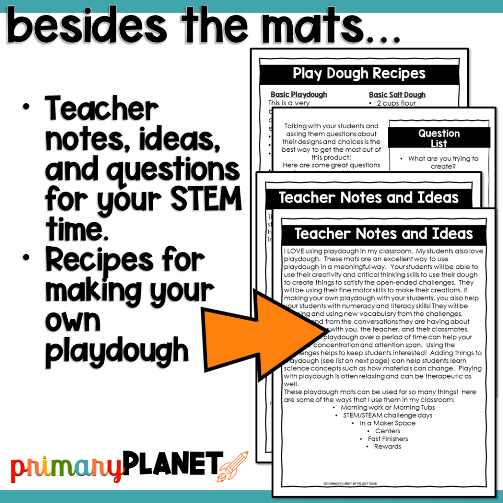 Spring STEM Activities - STEM Challenges - Spring Playdough Mats | Made ...