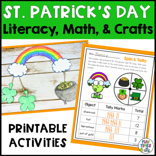 1st Grade St. Patrick's Day Math & Literacy Activities | St. Patrick's ...