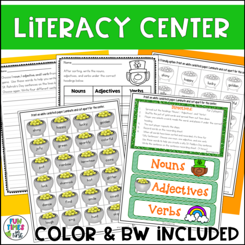 1st Grade St. Patrick's Day Math & Literacy Activities | St. Patrick's ...