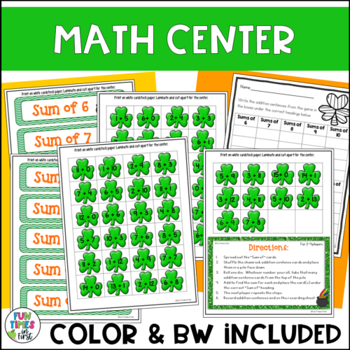 1st Grade St. Patrick's Day Math & Literacy Activities | St. Patrick's ...