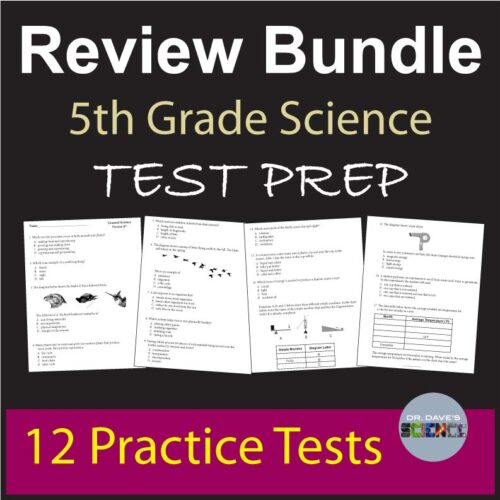 5th Grade Science NGSS Test Prep and Independent Study Review Practice ...